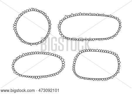 Doodle Circle Square Vector & Photo (Free Trial) | Bigstock