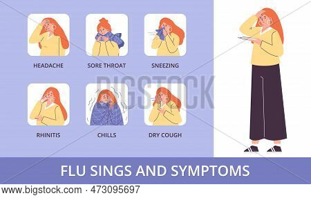 Flu Symptoms Infographic Images, Illustrations & Vectors (Free) - Bigstock