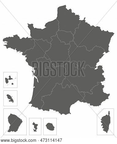 Vector Blank Map Vector & Photo (Free Trial) | Bigstock