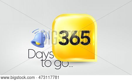 365 Days Go Countdown Vector & Photo (Free Trial) | Bigstock