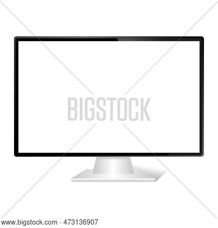 Black Monitor White Vector & Photo (Free Trial) | Bigstock