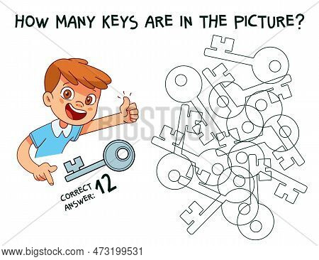Count How Many Keys Vector & Photo (Free Trial) | Bigstock