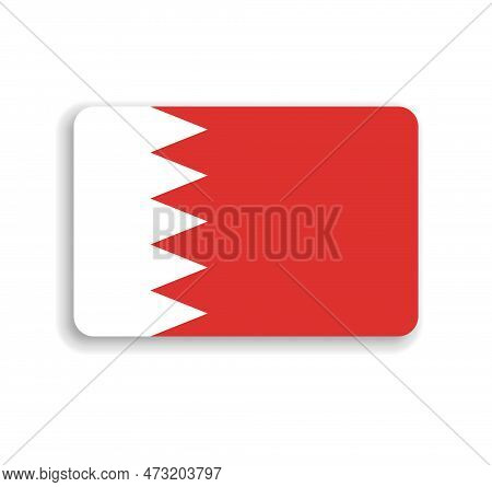 Bahrain Flag - Flat Vector & Photo (Free Trial) | Bigstock