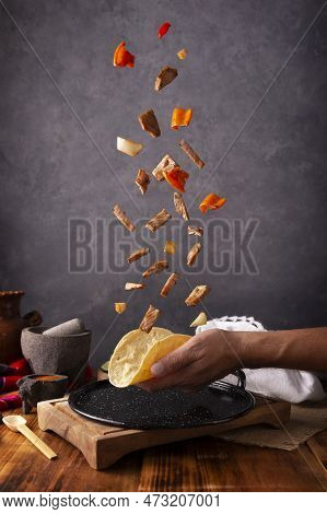 Exploding Beef Fajita Image & Photo (Free Trial) | Bigstock