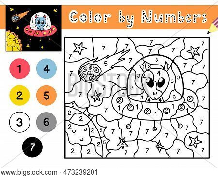 Color By Numbers Game Vector & Photo (Free Trial) | Bigstock