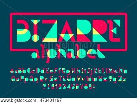 Bizarre Alphabet Font Vector & Photo (Free Trial) | Bigstock