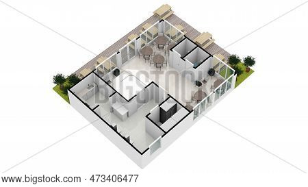 Cafe Top View Plans. Image & Photo (Free Trial) | Bigstock