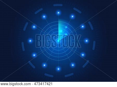Background Radar Has Vector & Photo (Free Trial) | Bigstock