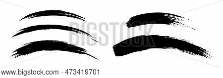 Curved Brush Lines. Vector & Photo (Free Trial) | Bigstock