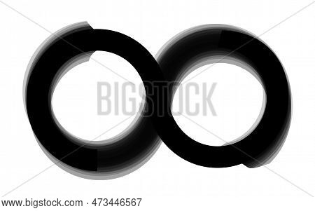 Black Infinity Symbol Vector & Photo (Free Trial) | Bigstock