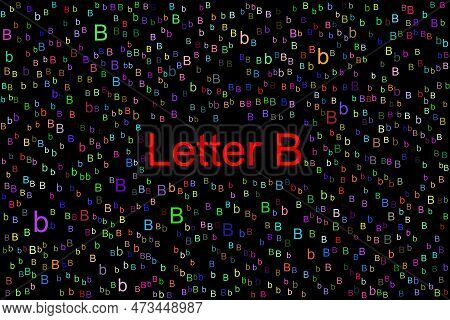 Letter B Tiny Colorful Image & Photo (Free Trial) | Bigstock