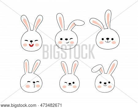 Set Cute Cartoon Vector & Photo (Free Trial) | Bigstock