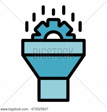 Data Funnel Icon. Vector & Photo (Free Trial) | Bigstock