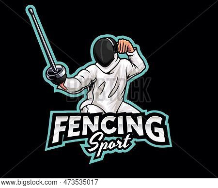 Fencing Sport Mascot Vector & Photo (Free Trial) | Bigstock