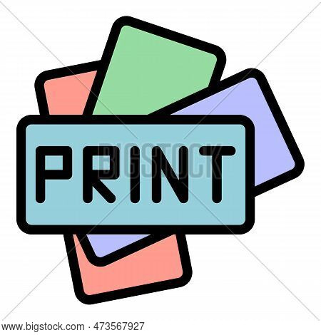 Print Service Icon. Vector & Photo (Free Trial) | Bigstock