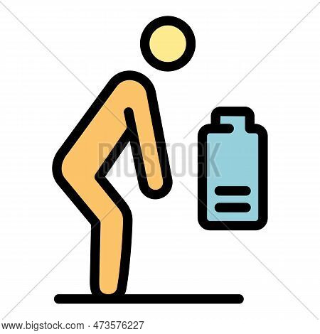 Tired Man Icon. Vector & Photo (Free Trial) | Bigstock