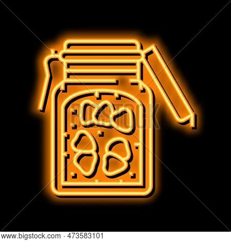 Strawberry Jam Neon Vector & Photo (Free Trial) | Bigstock