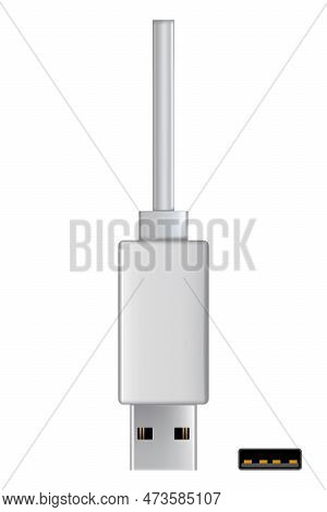 Usb Cable Connector, Vector & Photo (Free Trial) | Bigstock
