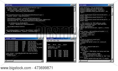Vintage Pc Software Vector & Photo (Free Trial) | Bigstock