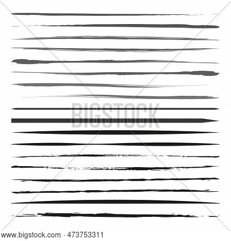 Brush Lines Sketch Vector & Photo (Free Trial) | Bigstock