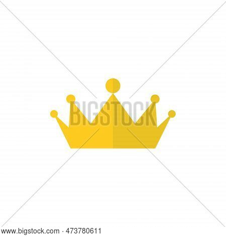 Flat Crown Icon. Vector & Photo (Free Trial) | Bigstock