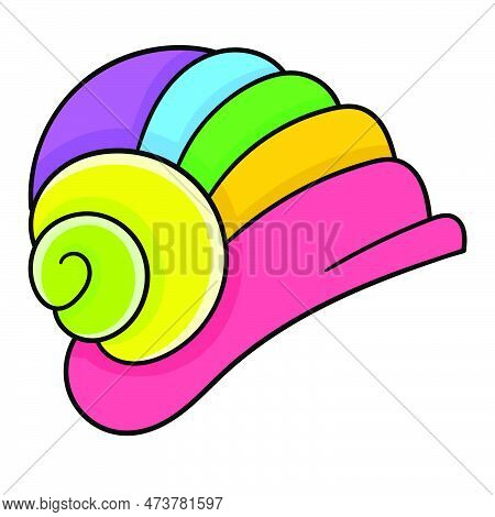 Colorful Snail Shell Vector & Photo (Free Trial) | Bigstock