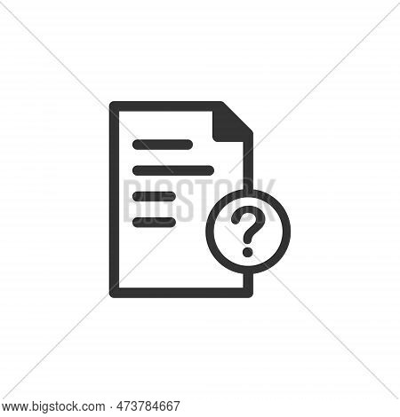 Document Question Vector & Photo (Free Trial) | Bigstock