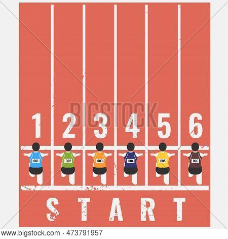 Running Track, Top Vector & Photo (Free Trial) | Bigstock