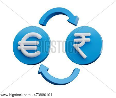 3d White Euro Rupee Image & Photo (Free Trial) | Bigstock