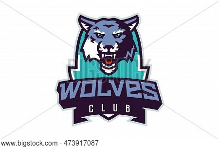 Sports Logo Wolf Vector & Photo (Free Trial) | Bigstock