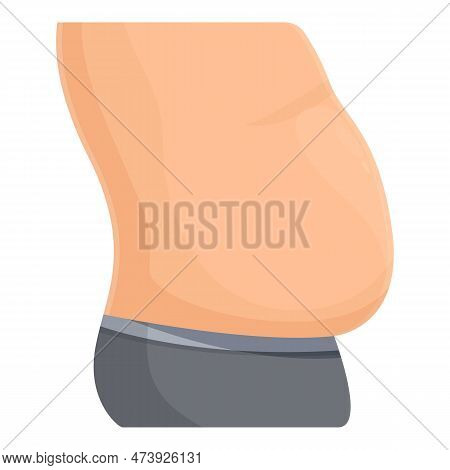 Big Belly Icon Vector & Photo (Free Trial) | Bigstock