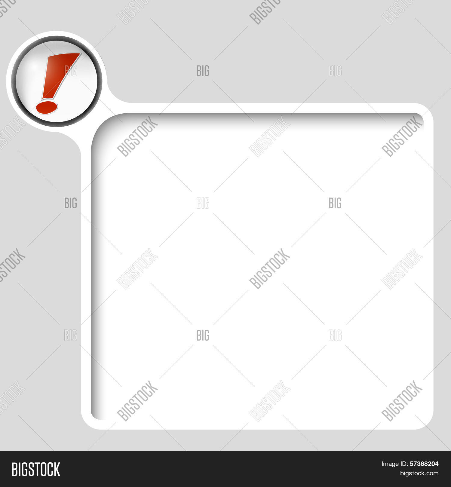 Vector Text Frame Red Vector & Photo (Free Trial) | Bigstock