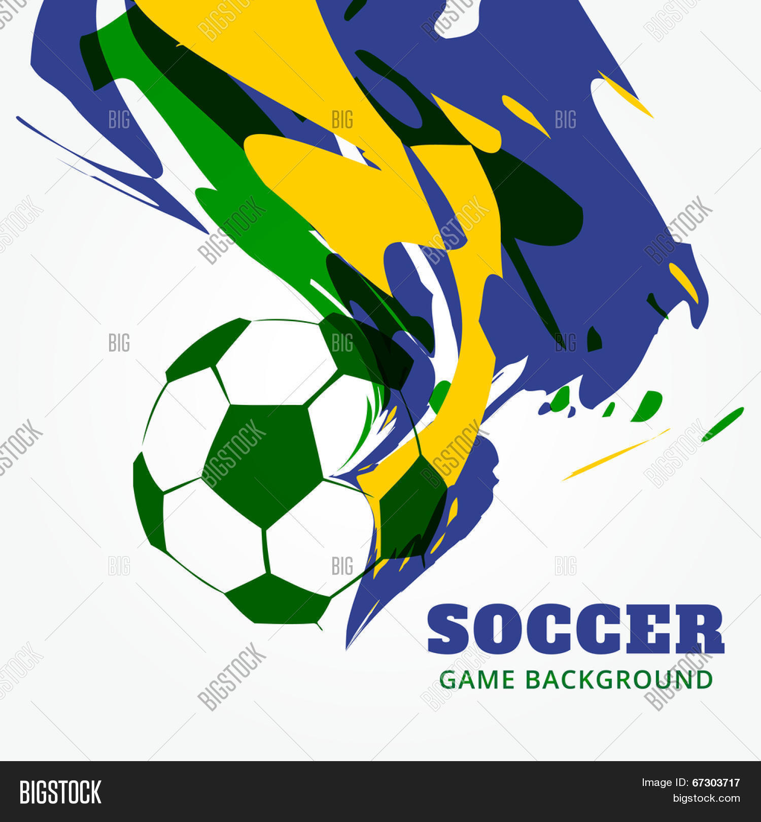 Abstract Football Vector & Photo (Free Trial) | Bigstock