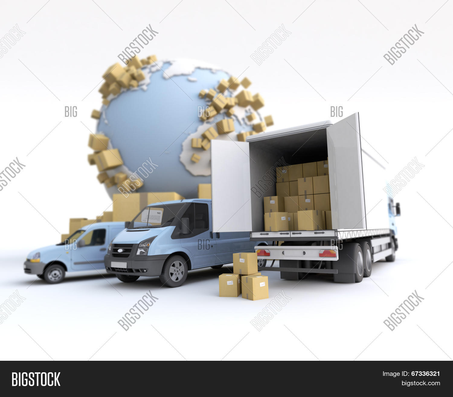 Unloading Truck Image & Photo (Free Trial) | Bigstock