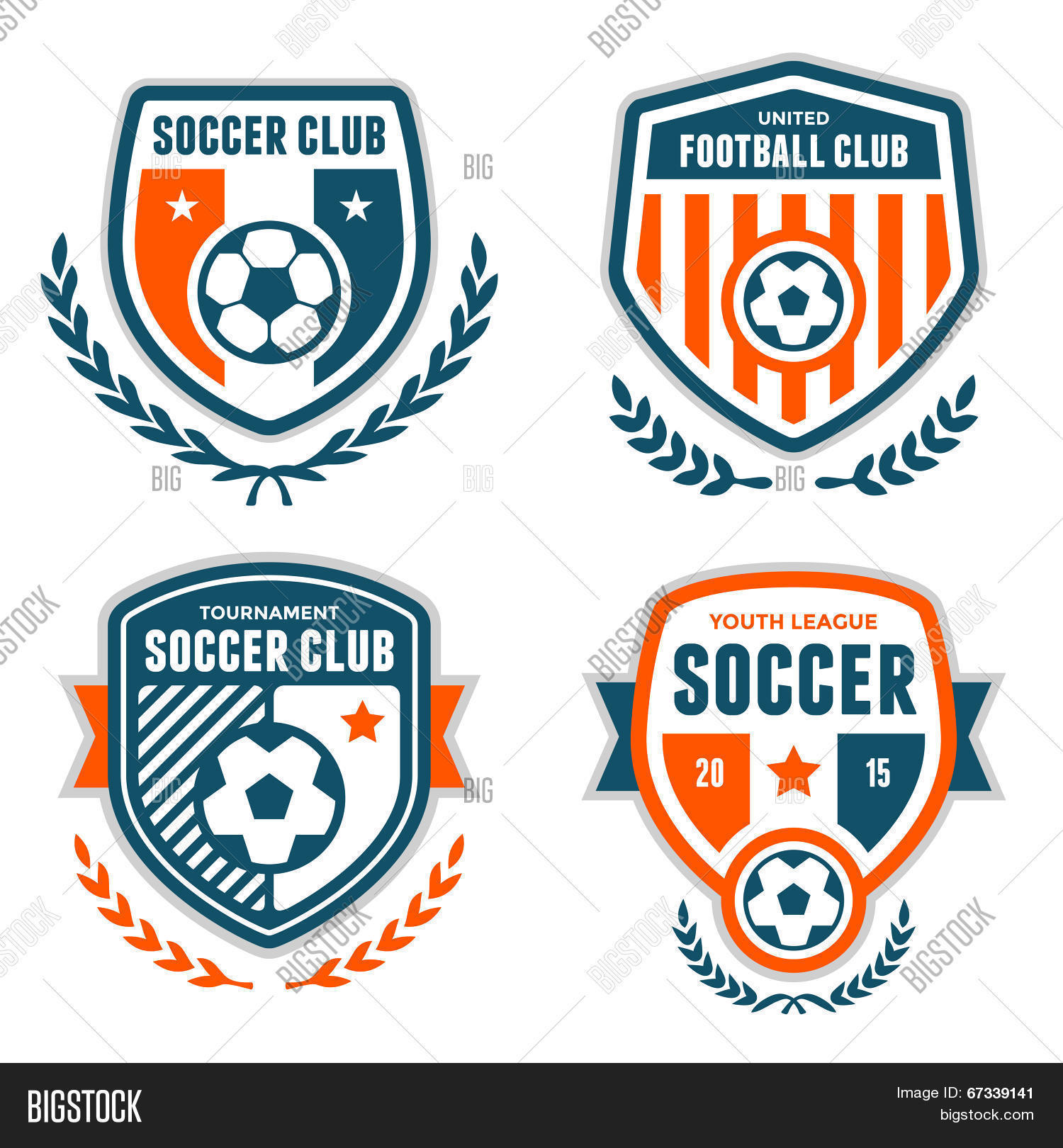Soccer Crests Vector & Photo (Free Trial) | Bigstock