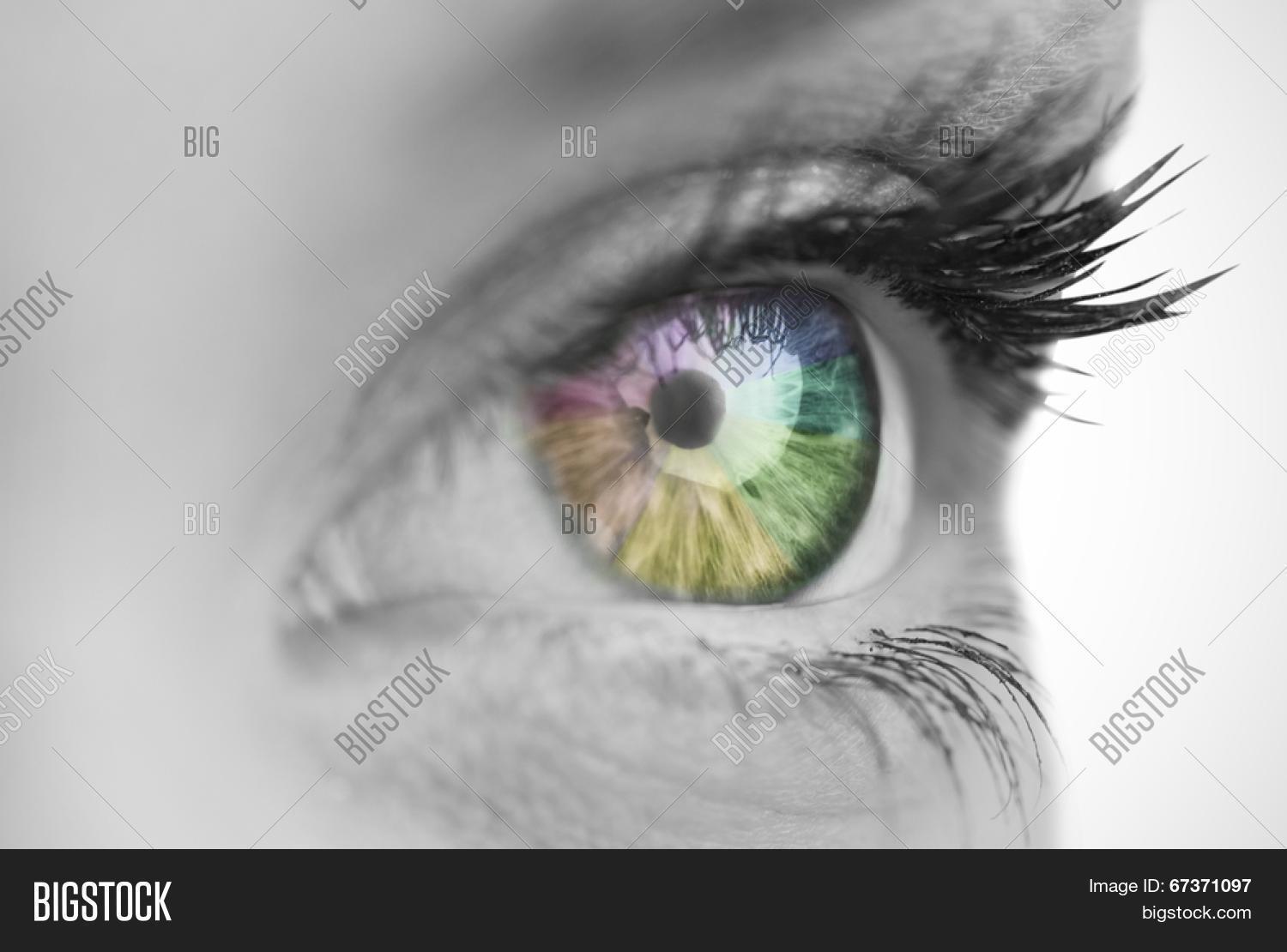 Multi Colored Eye On Image & Photo (Free Trial) | Bigstock