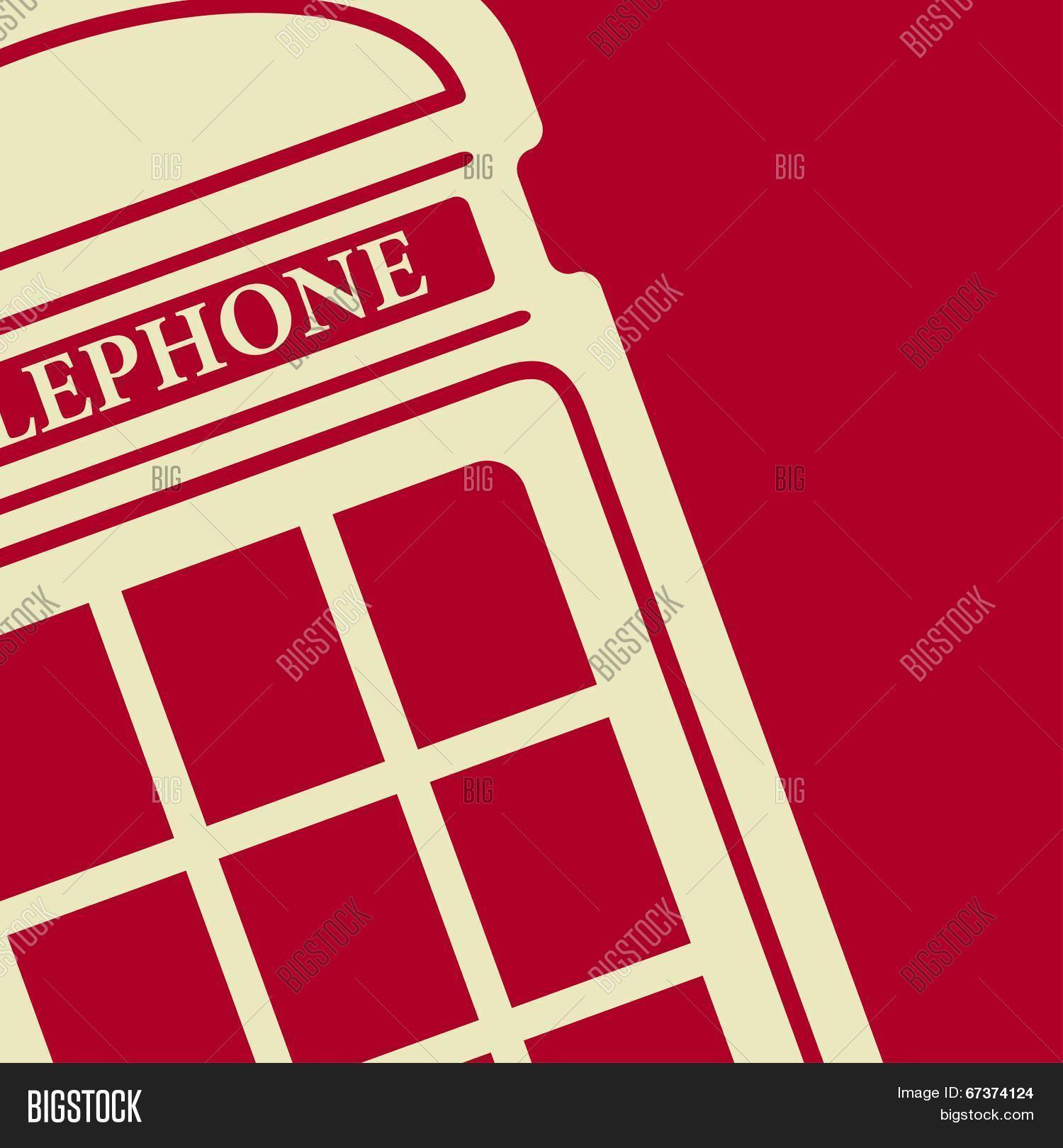 Vector Telephone Box Vector & Photo (Free Trial) | Bigstock