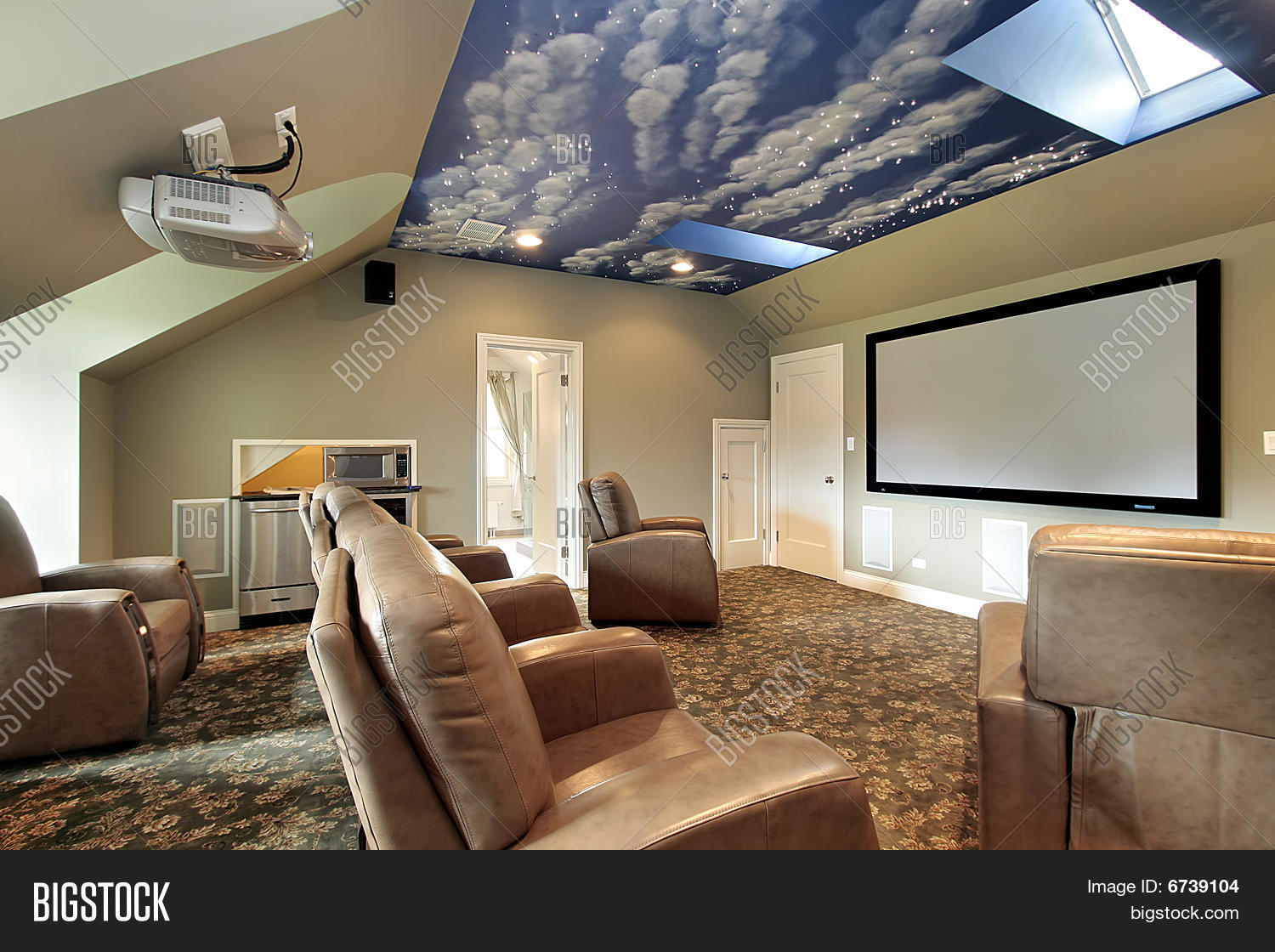 Theater Ceiling Design Image & Photo (Free Trial) | Bigstock