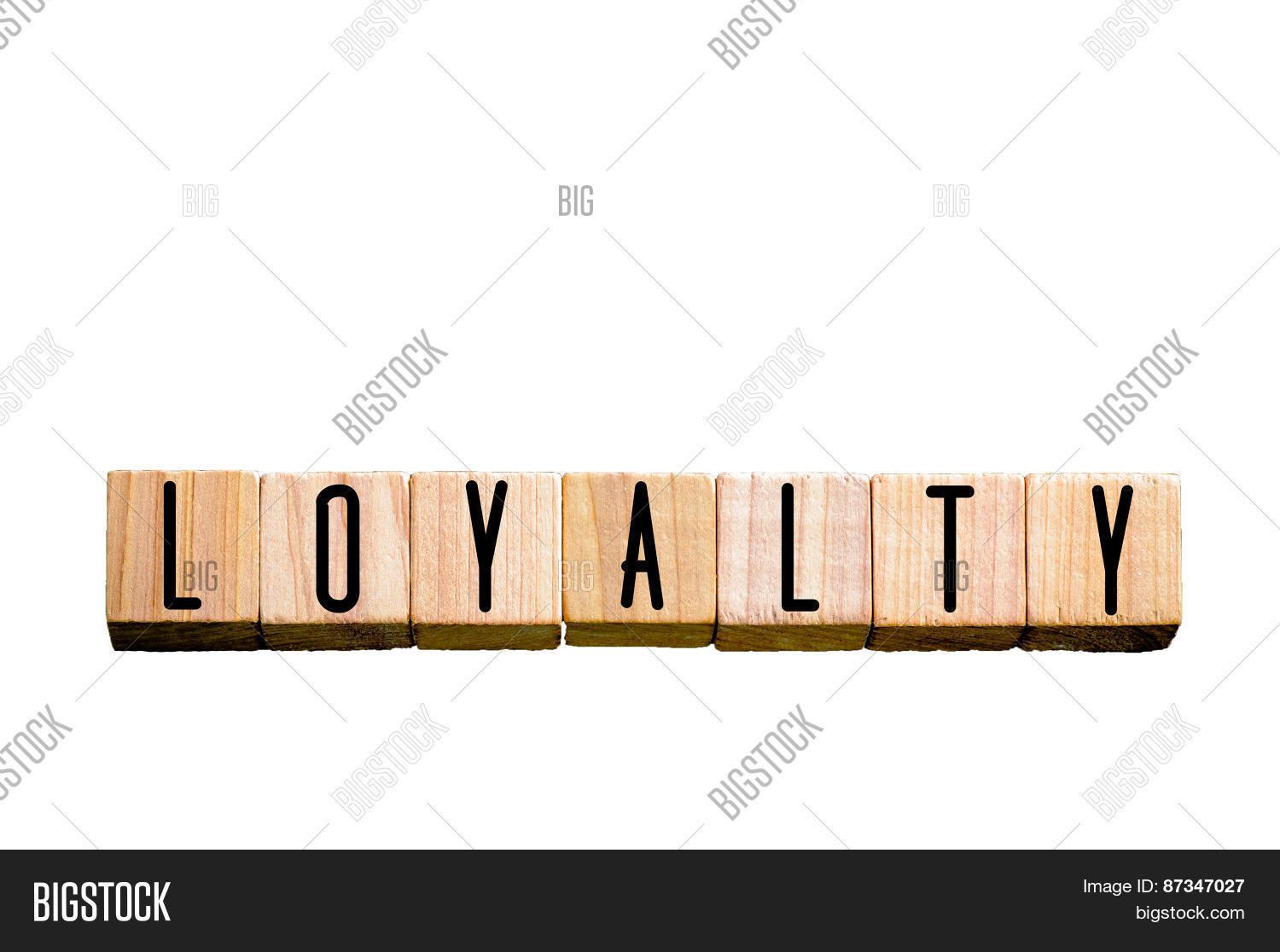 Word Loyalty Isolated Image & Photo (Free Trial) | Bigstock