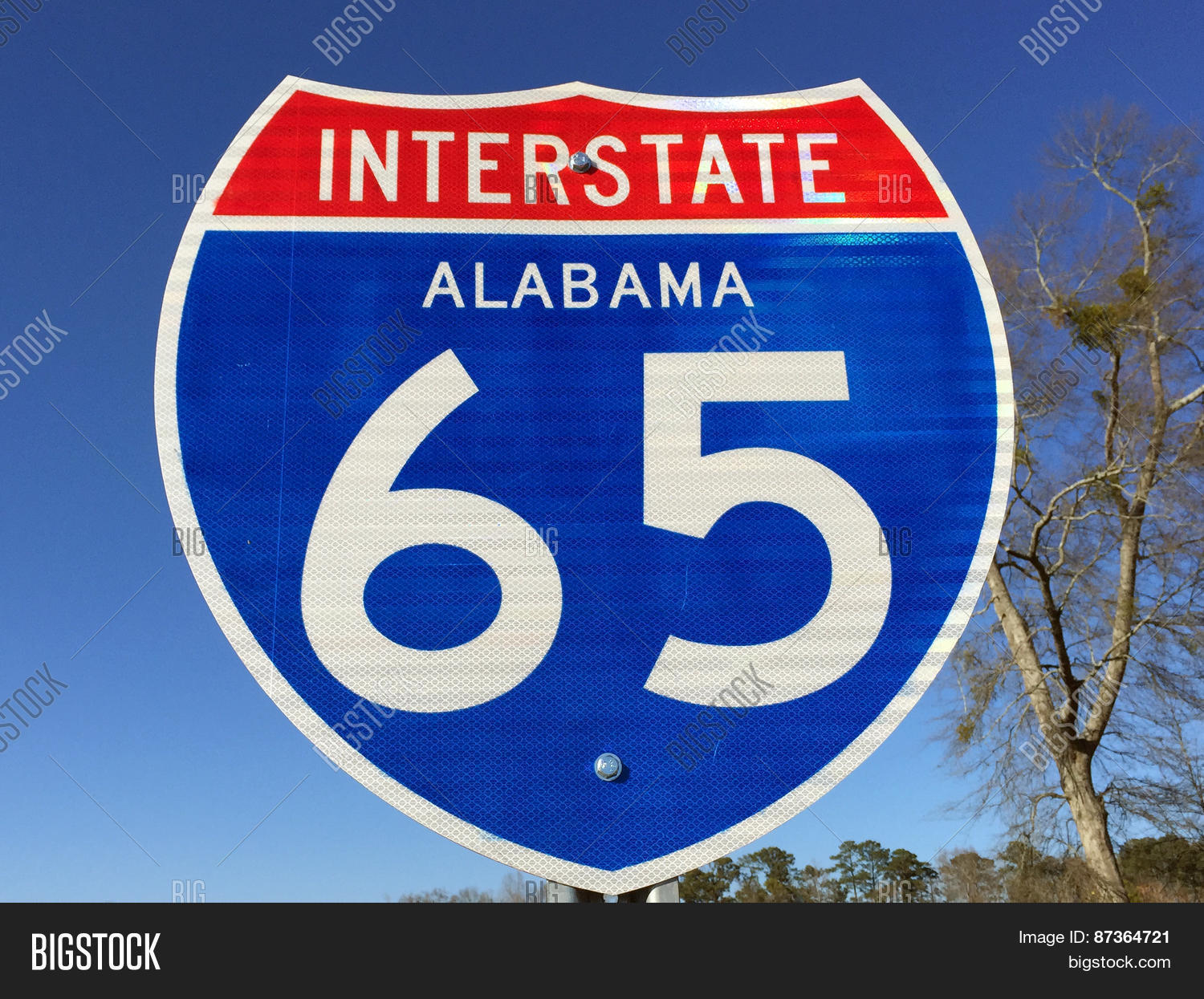 Highway Sign -65 Image & Photo (Free Trial) | Bigstock