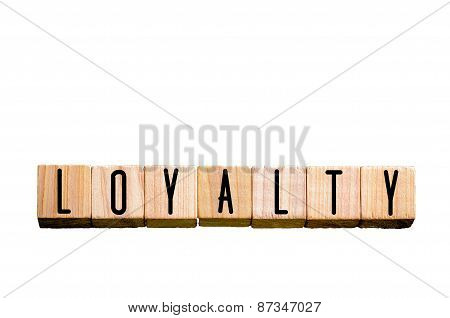 Word Loyalty Isolated Image & Photo (Free Trial) | Bigstock