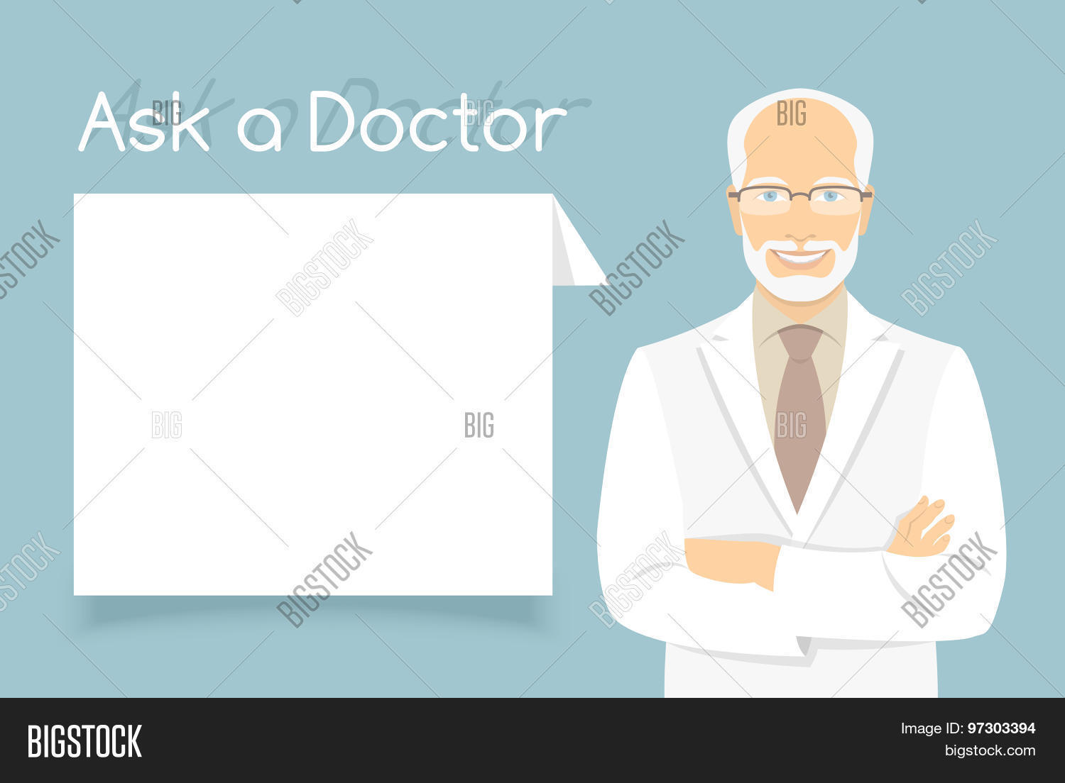 Ask Doctor Vector & Photo (Free Trial) | Bigstock