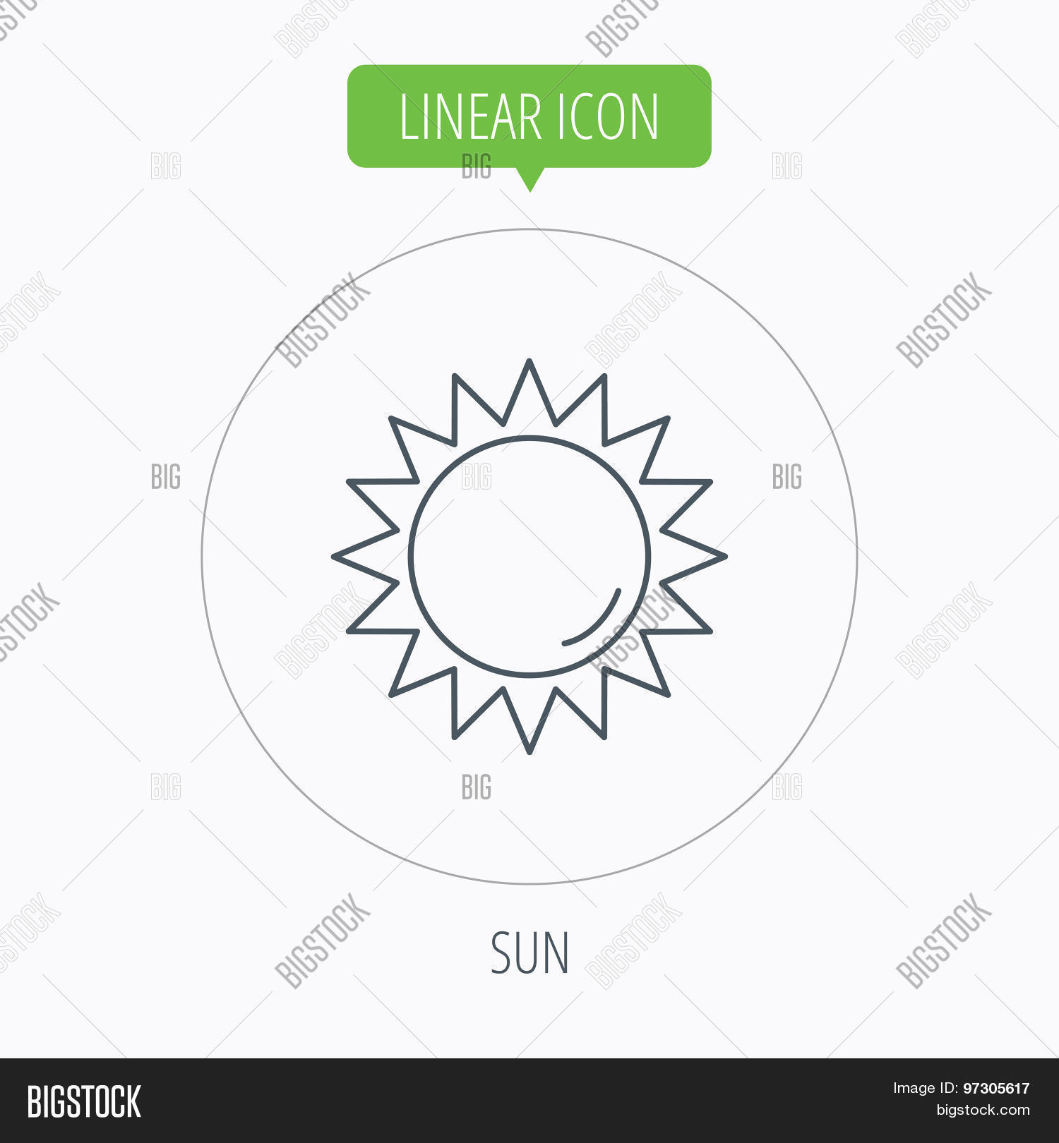 Sun Rays Icon. Summer Vector & Photo (Free Trial) | Bigstock