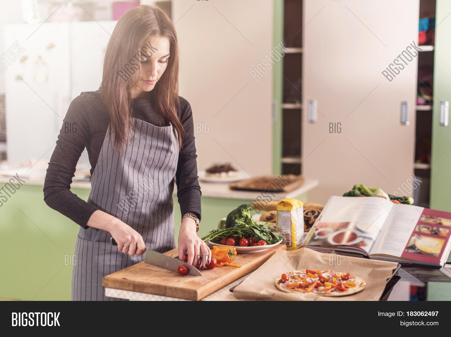 Young Female Cook Image & Photo (Free Trial) | Bigstock