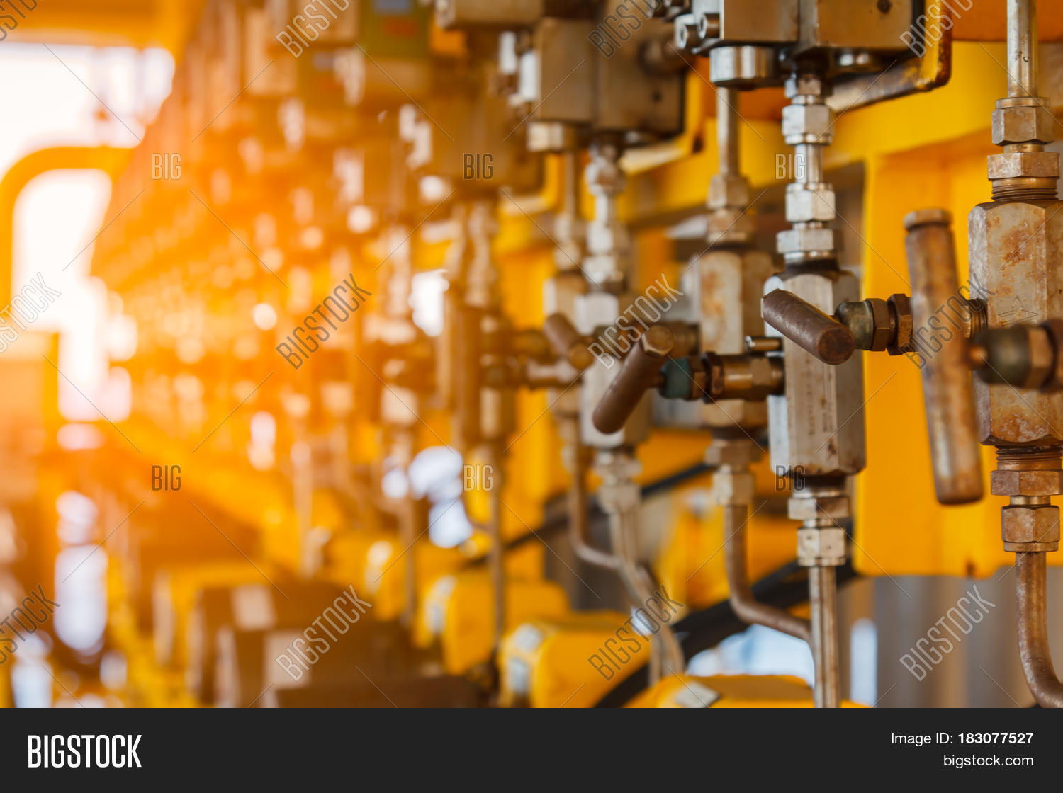Valves Manual Process Image & Photo (Free Trial) | Bigstock