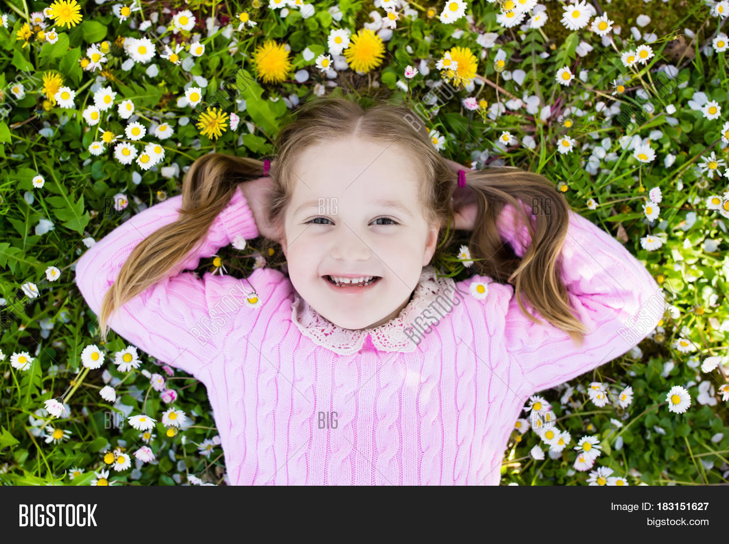 Child On Green Grass Image & Photo (Free Trial) | Bigstock