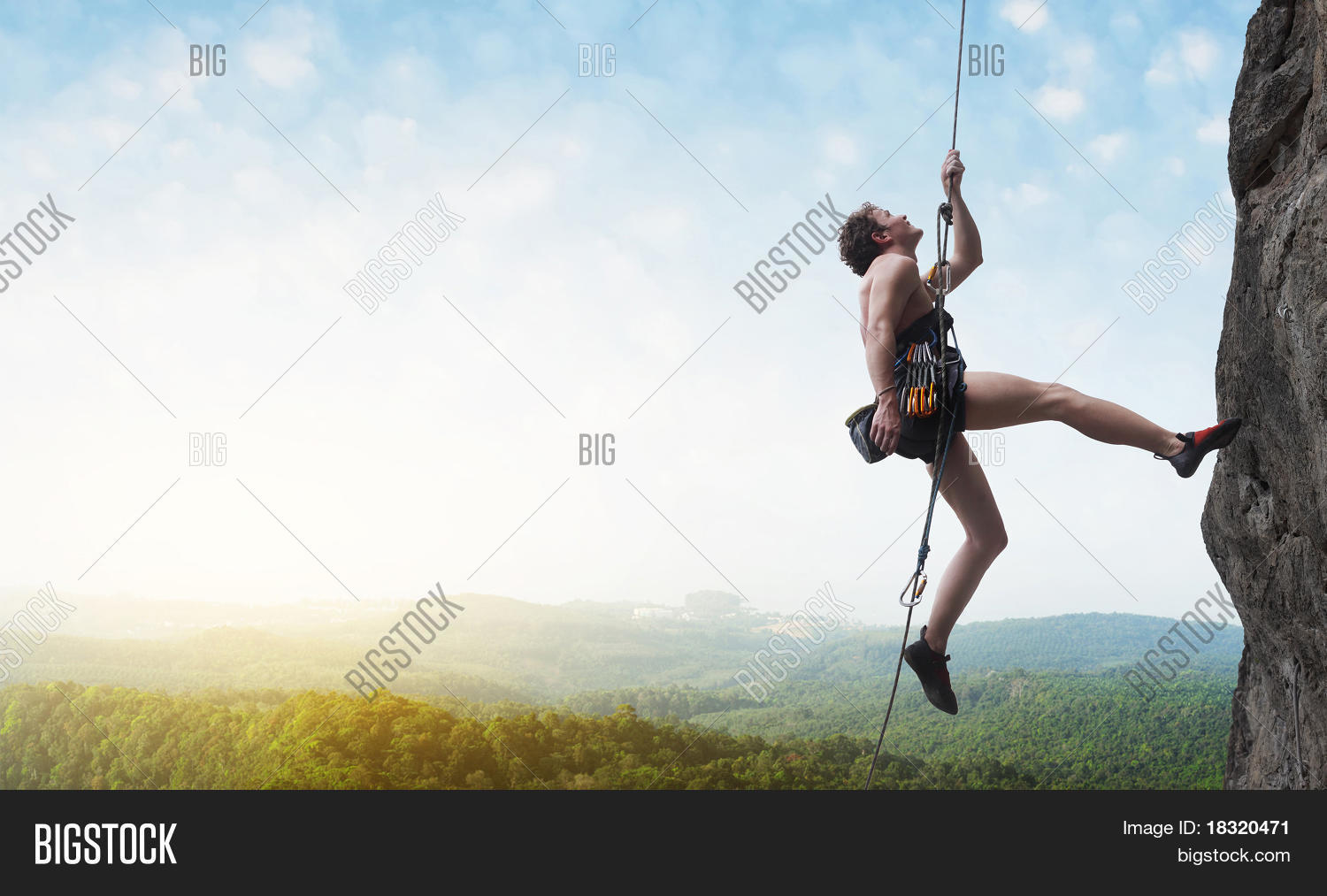 Young Male Climber Image & Photo (Free Trial) | Bigstock