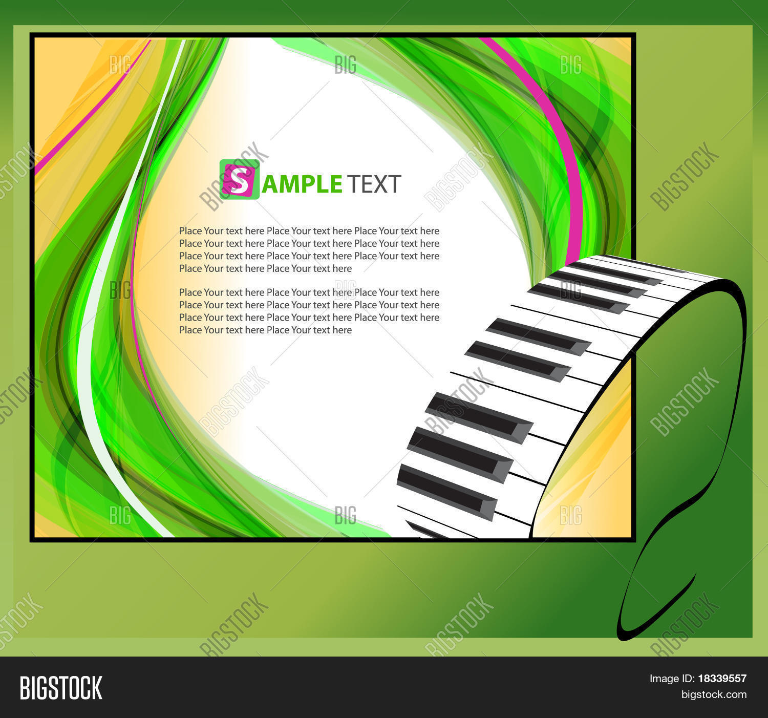 Piano Background Vector & Photo (Free Trial) | Bigstock