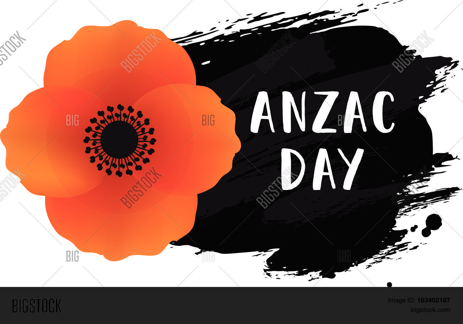 Anzac Day Card. Vector & Photo (Free Trial) | Bigstock