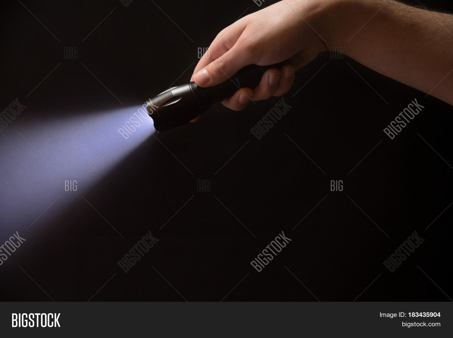 Flashlight Man's Hand Image & Photo (Free Trial) | Bigstock